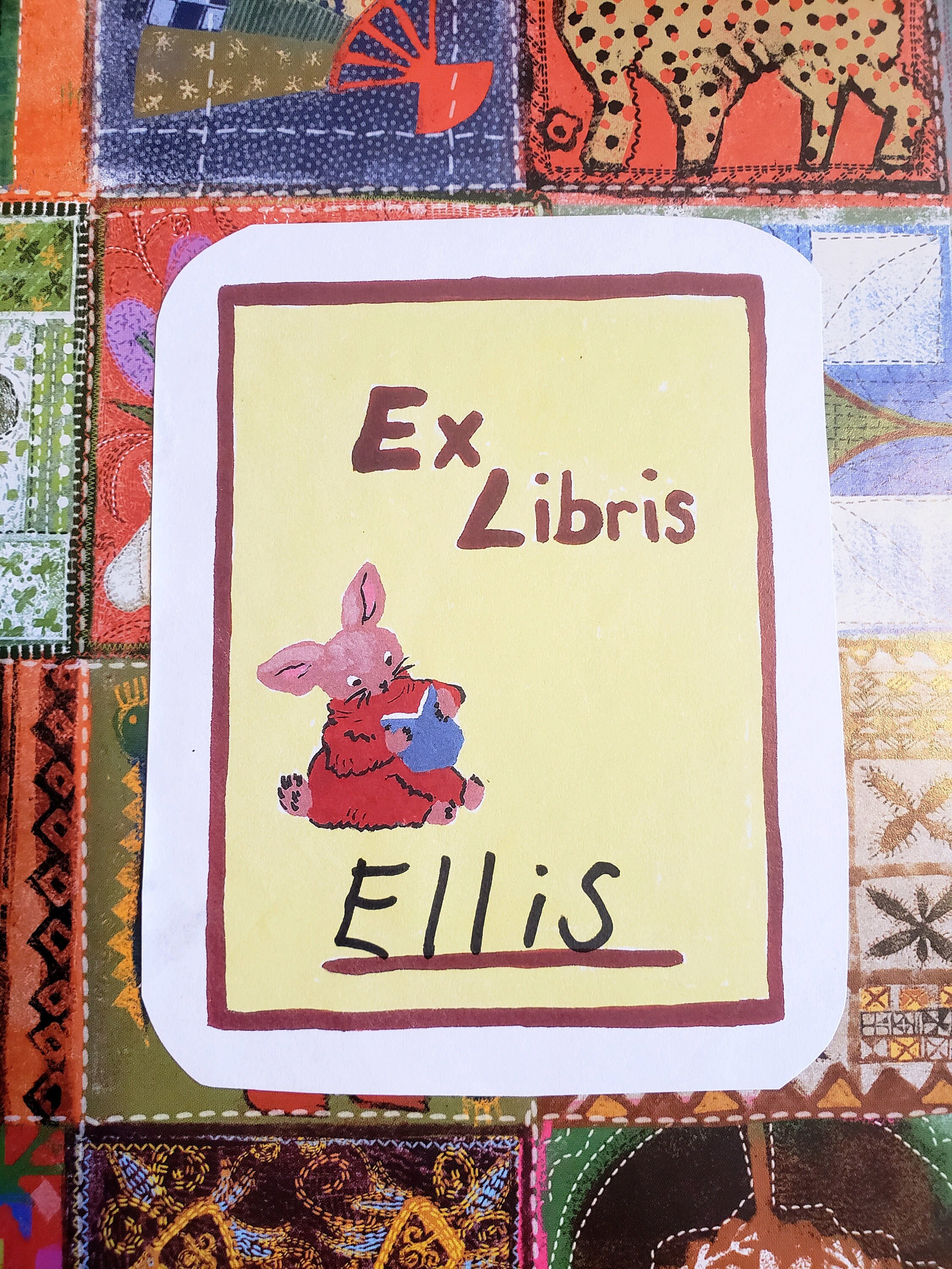 Bunny Bookplates for Kids: Printable Ex Libris Labels (PDF) - Etsy