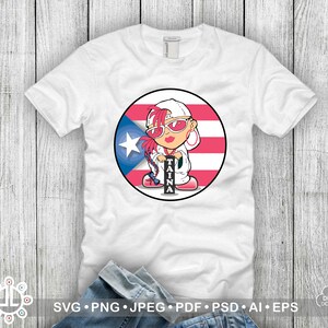 Taino Cute Girl | Tainaso Graphic Design De Puerto Rico SVG Clip Art ...