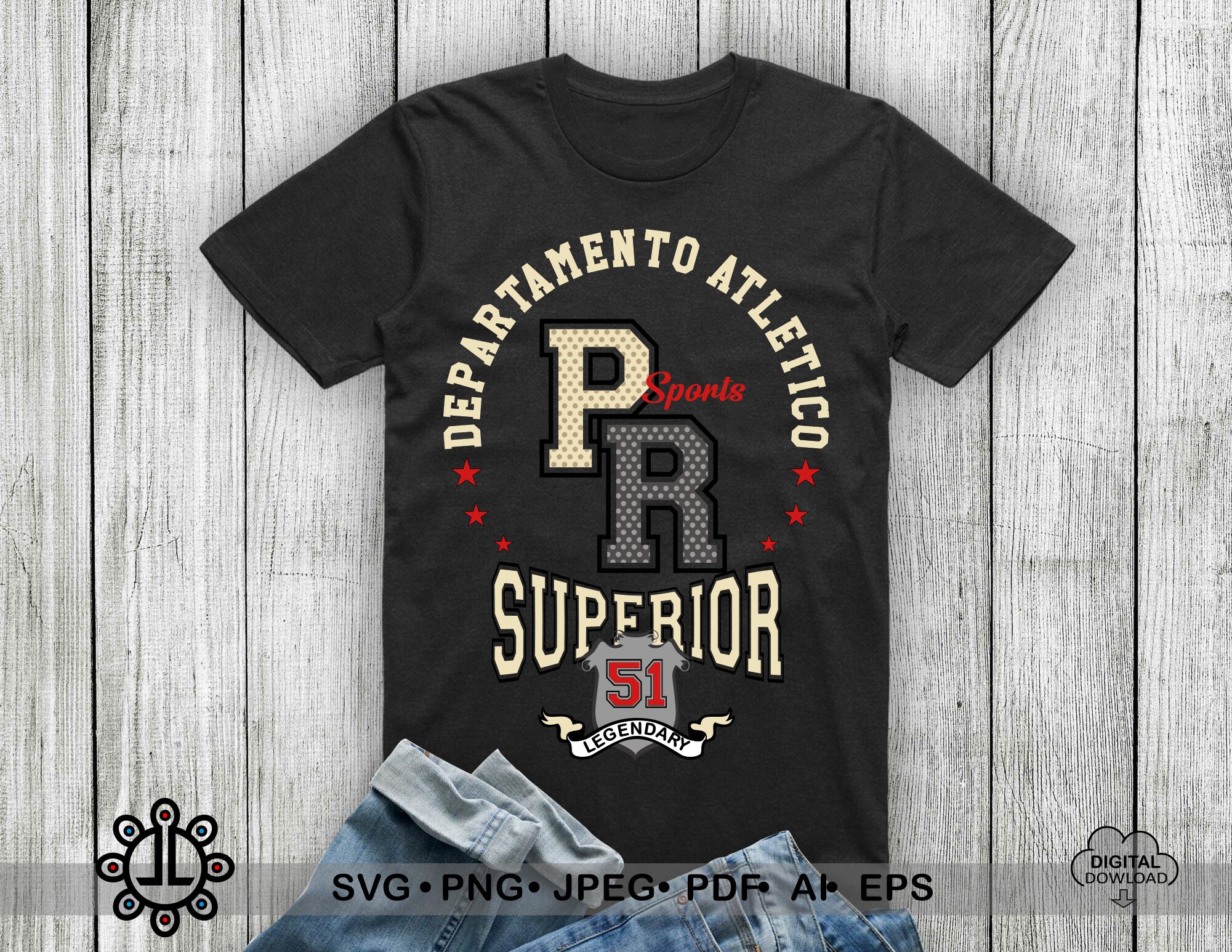 Puerto Rico Sports SVG Clip Art Departamento Atletico Graphic Design ...