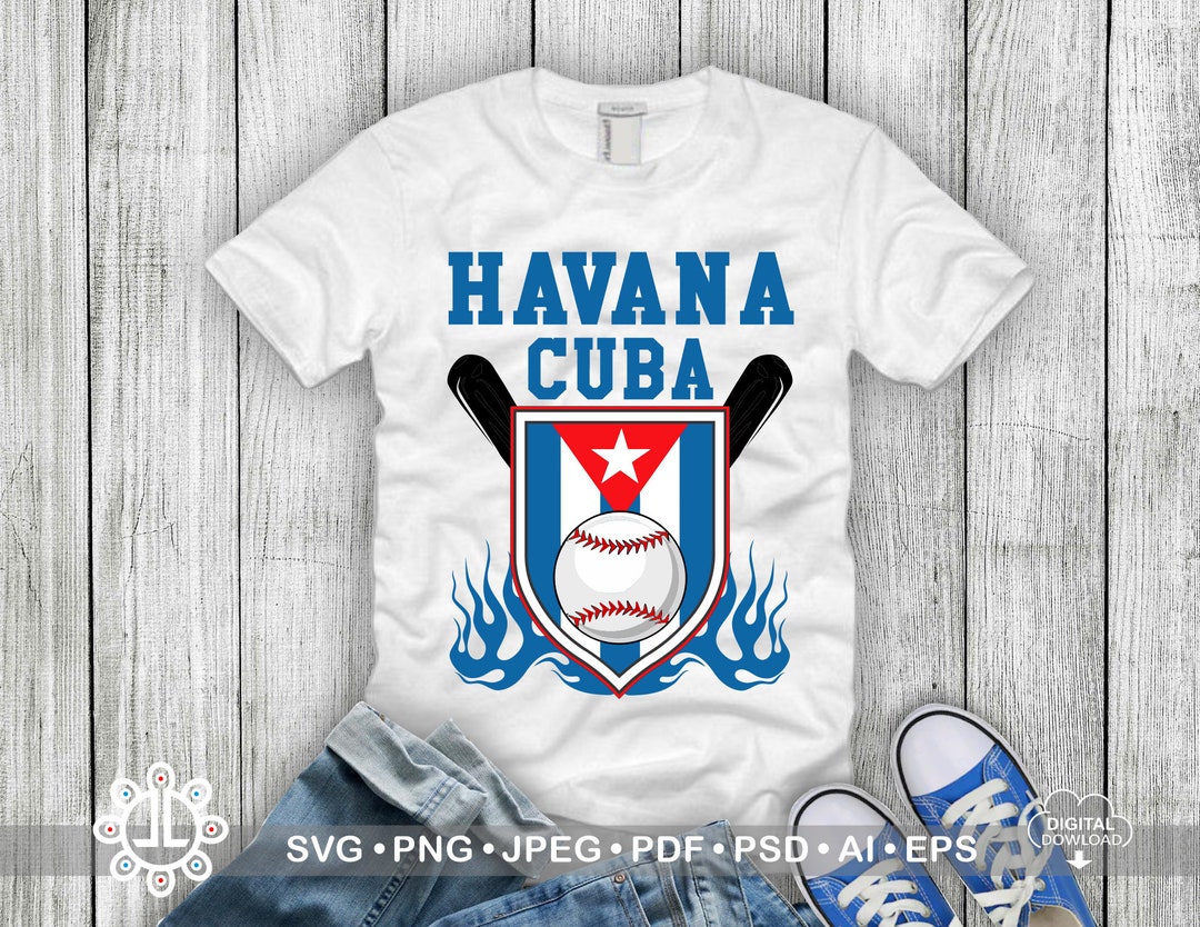 Havana Cuba Baseball SVG T-shirt Graphic Design Made in Florida USA ...