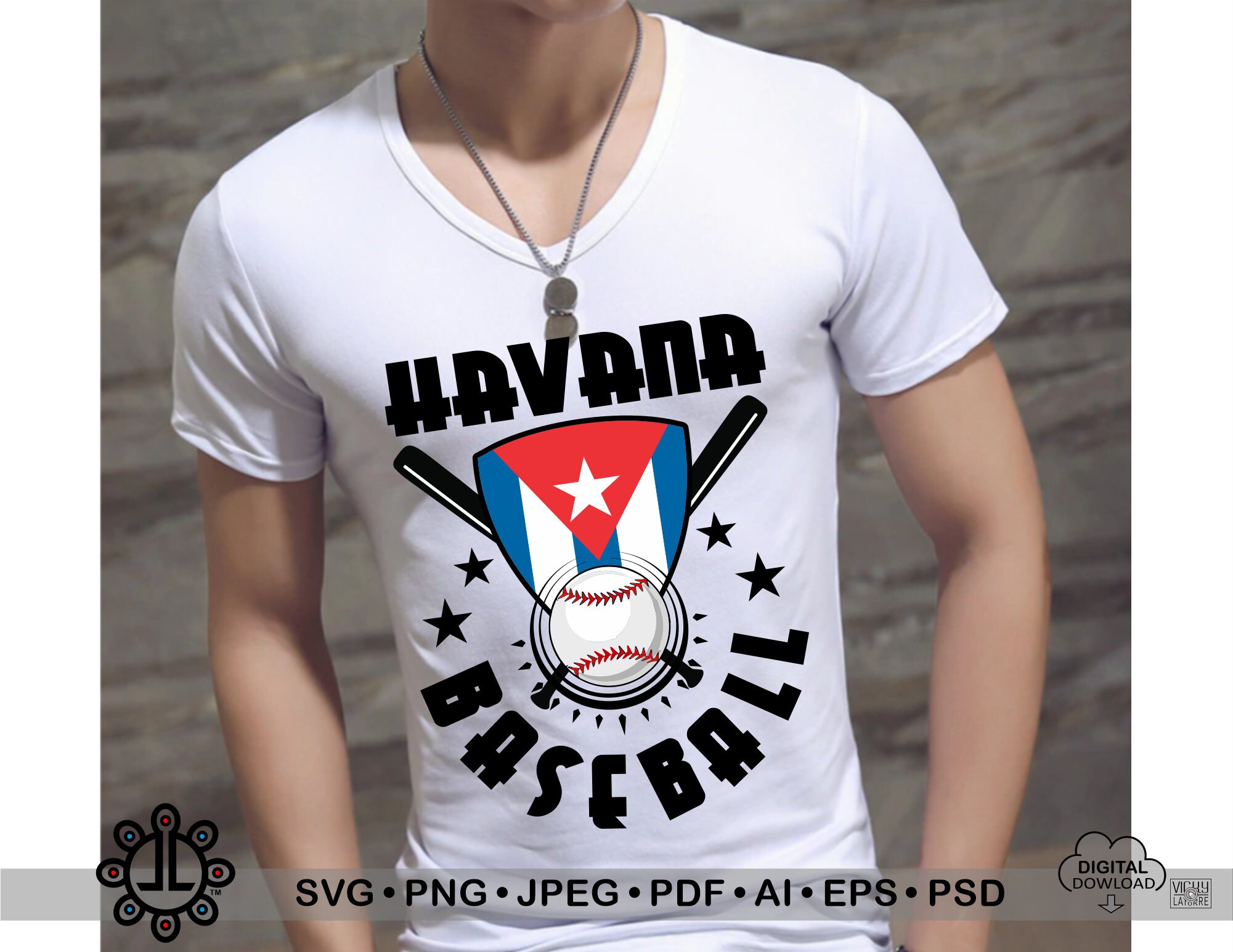 Havana Cuba Baseball SVG T-shirt Design Made in Florida USA | Cuban ...