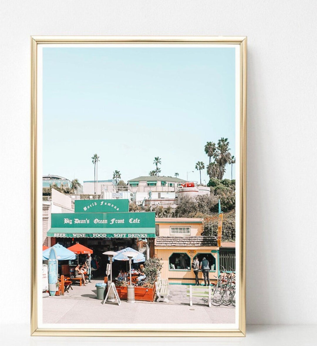 Digital Download Santa Monica Wall Art // Santa Monica Lifeguard Stand ...