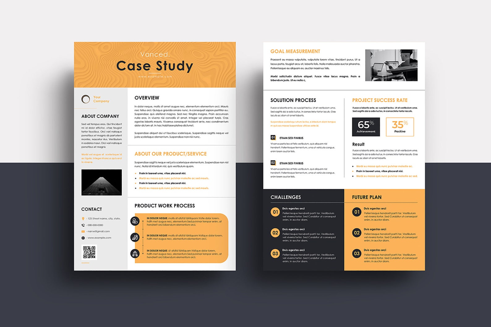 Case Study Design Template | MS Word & Photoshop Template | Canva ...
