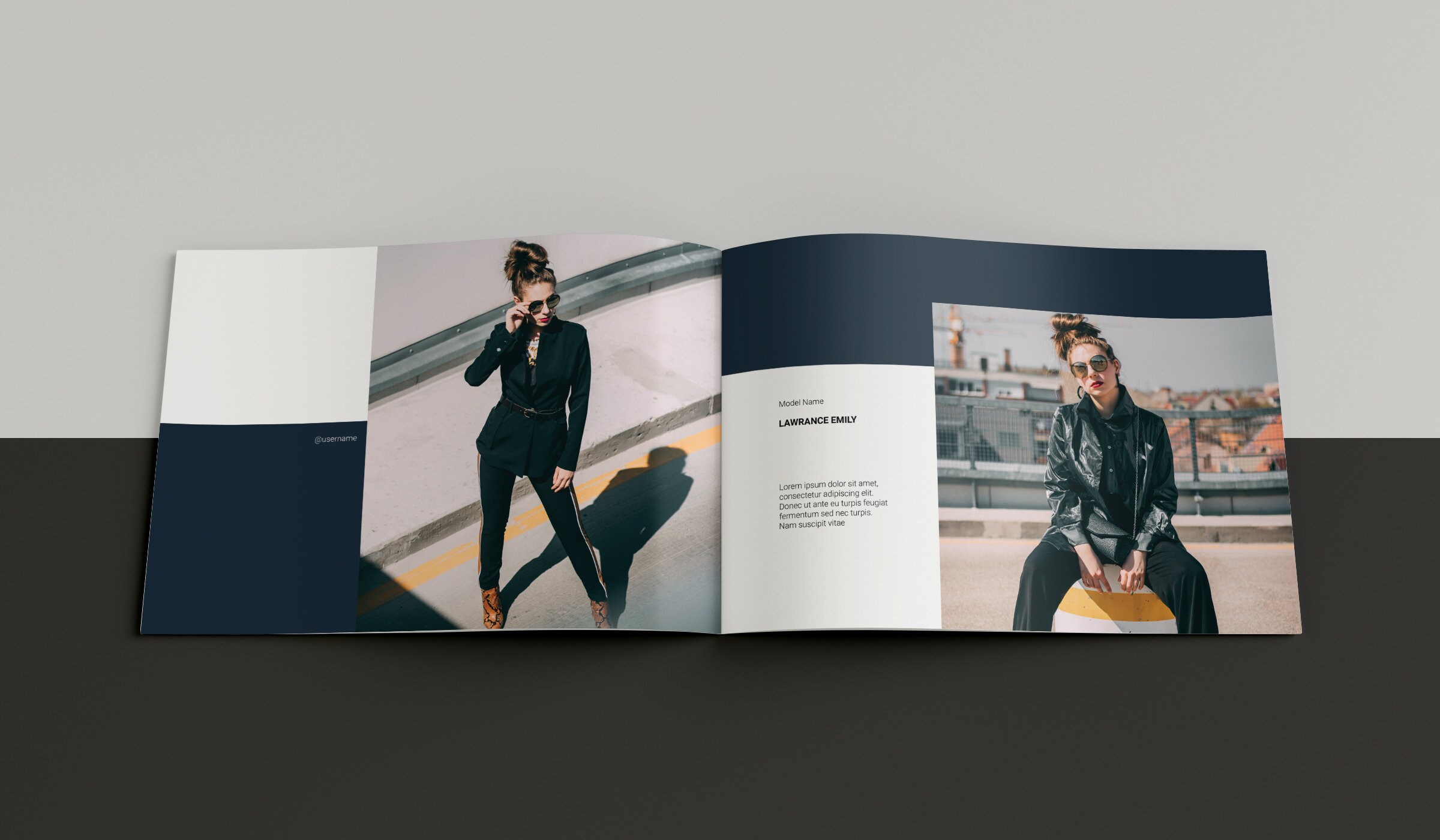Fashion Lookbook Template Printable Photography Magazine Template ...