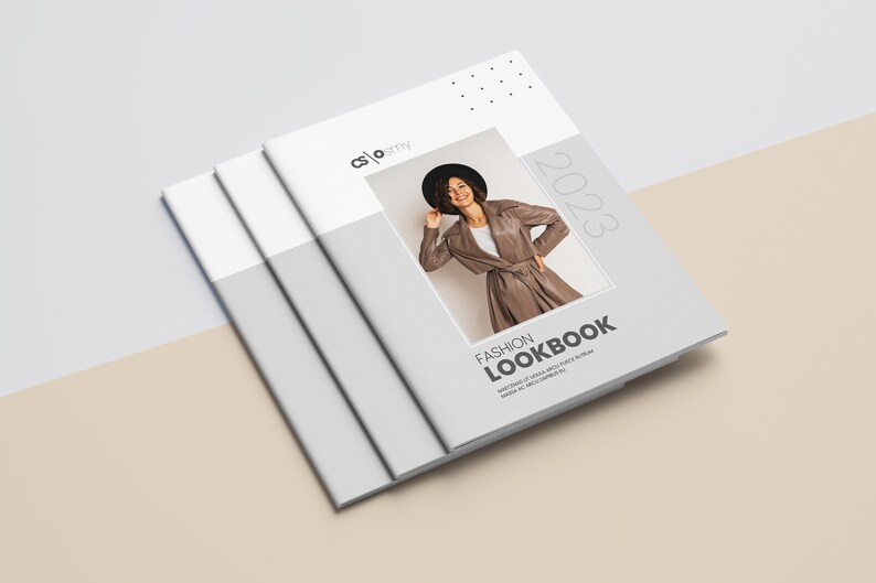Fashion Lookbook Template | Printable Photography Magazine Template ...