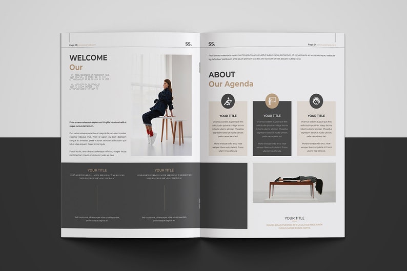 Welcome Kit Brochure Template Printable Photography Magazine Template ...