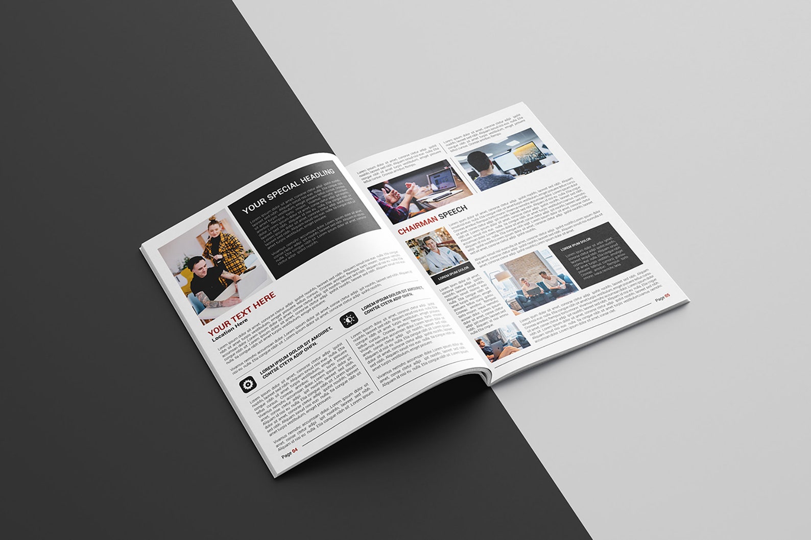 Newsletter Brochure Template | Business Newsletter | Newsletter ...