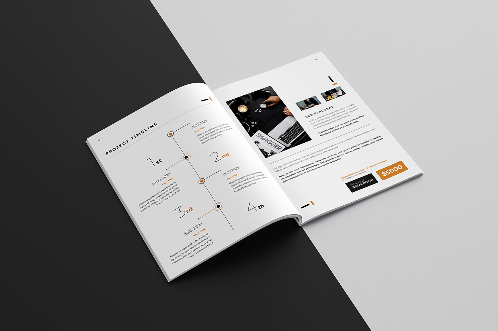Project Proposal Template MS Word & Photoshop Template Instant Download ...
