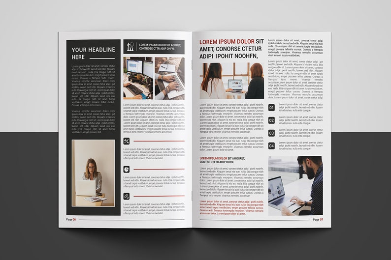 Newsletter Brochure Template | Business Newsletter | Newsletter ...