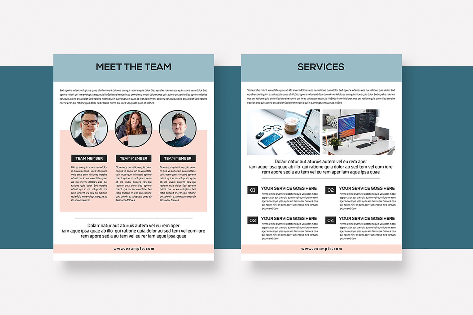 Client Welcome Packet Template / Photoshop MS Word Template & Canva - Etsy