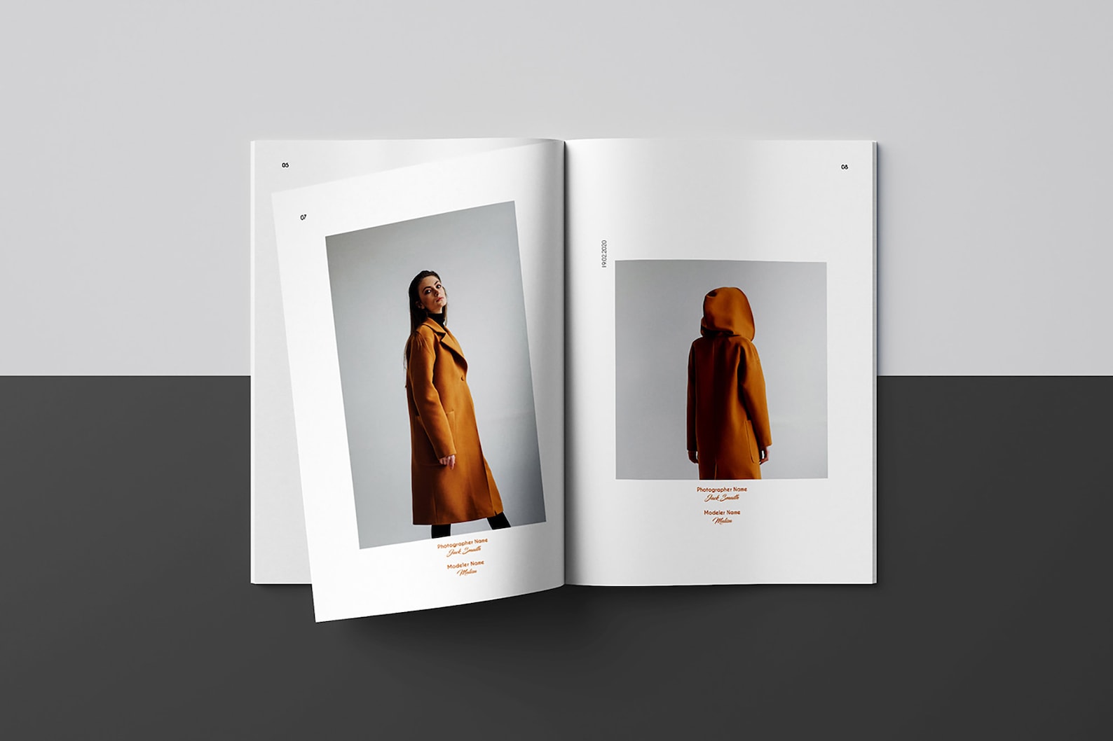 Fashion Lookbook Template | Printable Photography Magazine Template ...