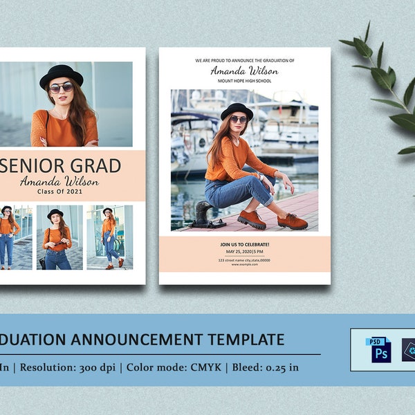 Graduation Announcement 2020 - Etsy