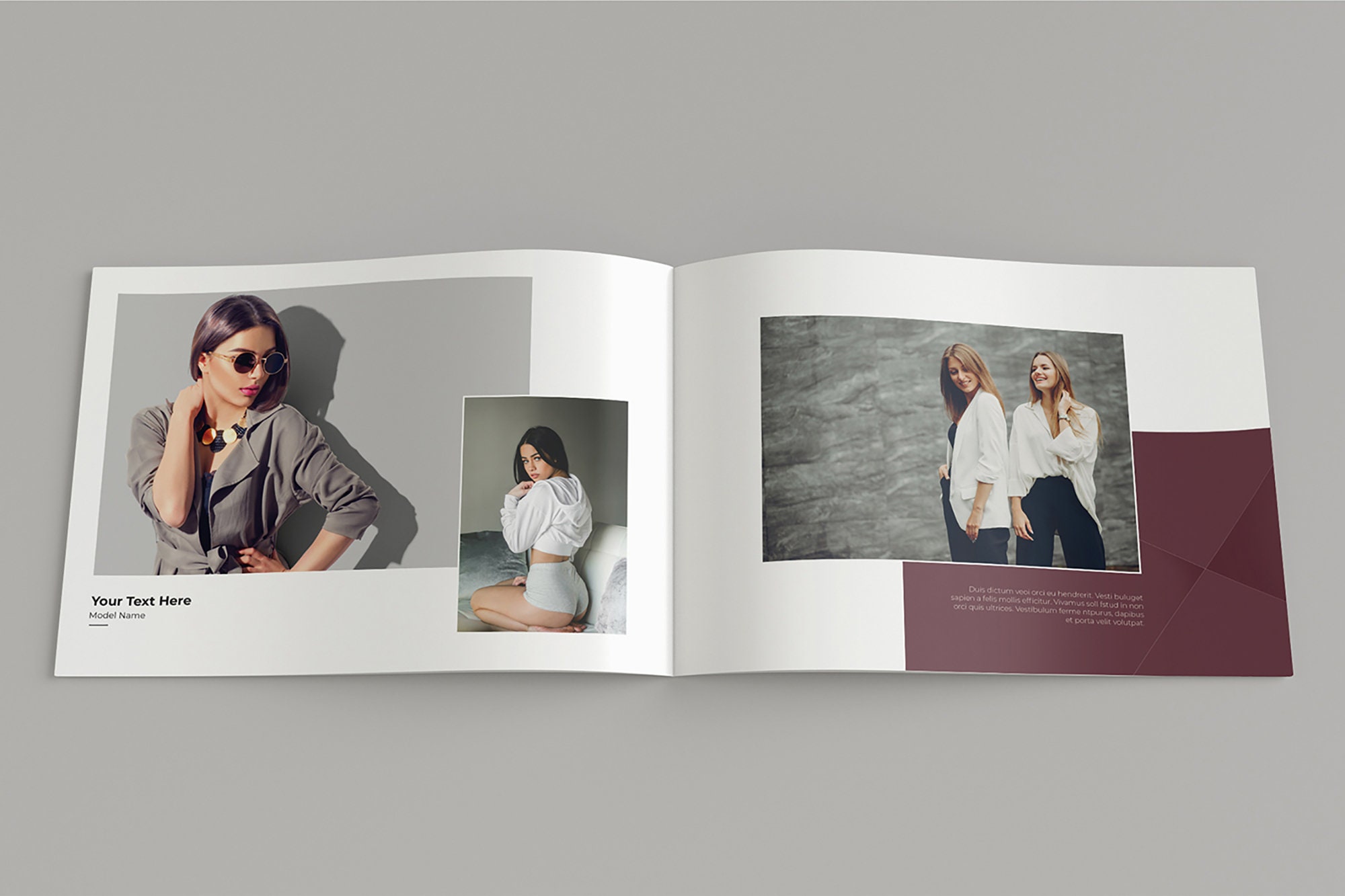 Fashion Lookbook Template | Printable Photography Magazine Template ...
