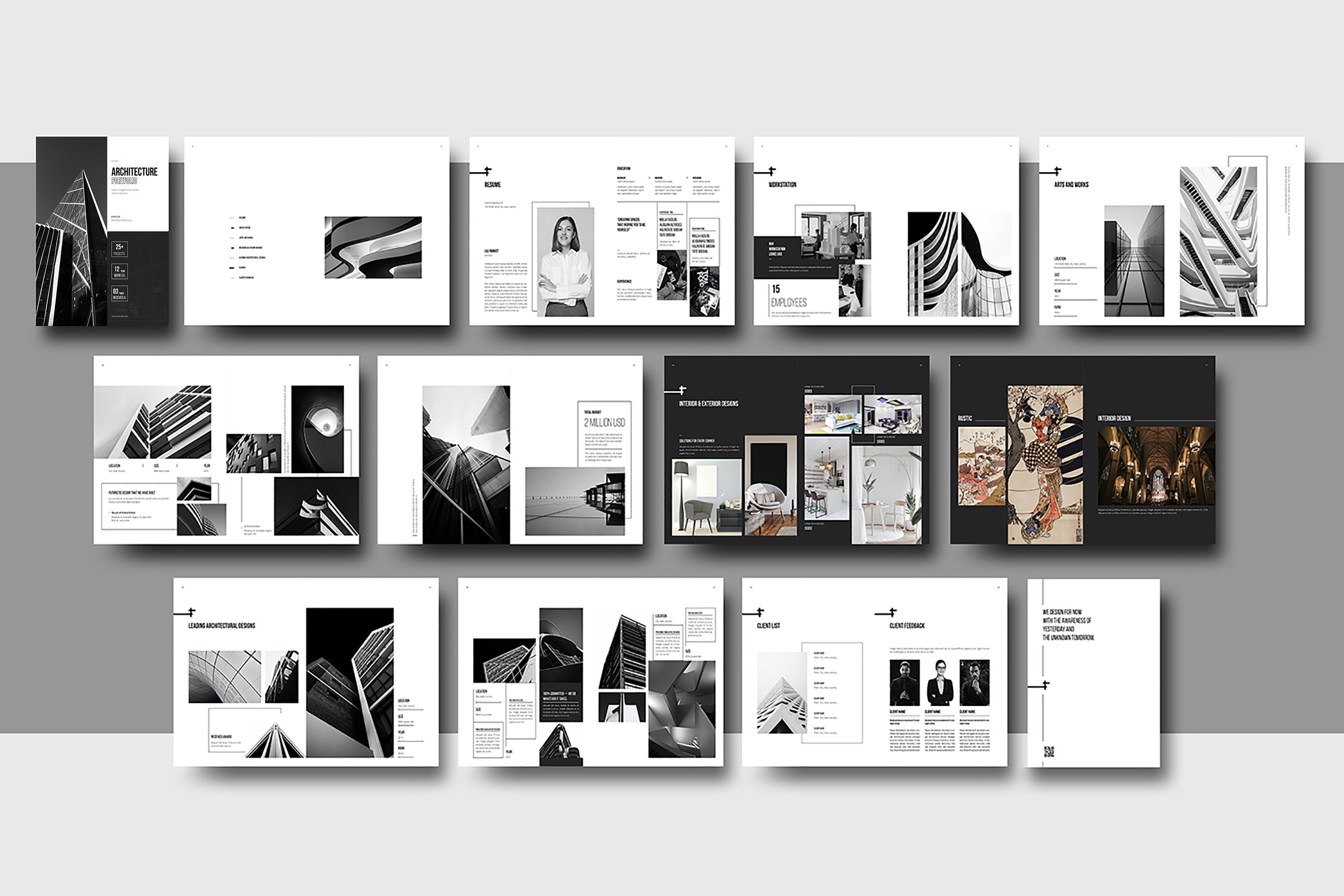 Architecture Portfolio Design Ideas