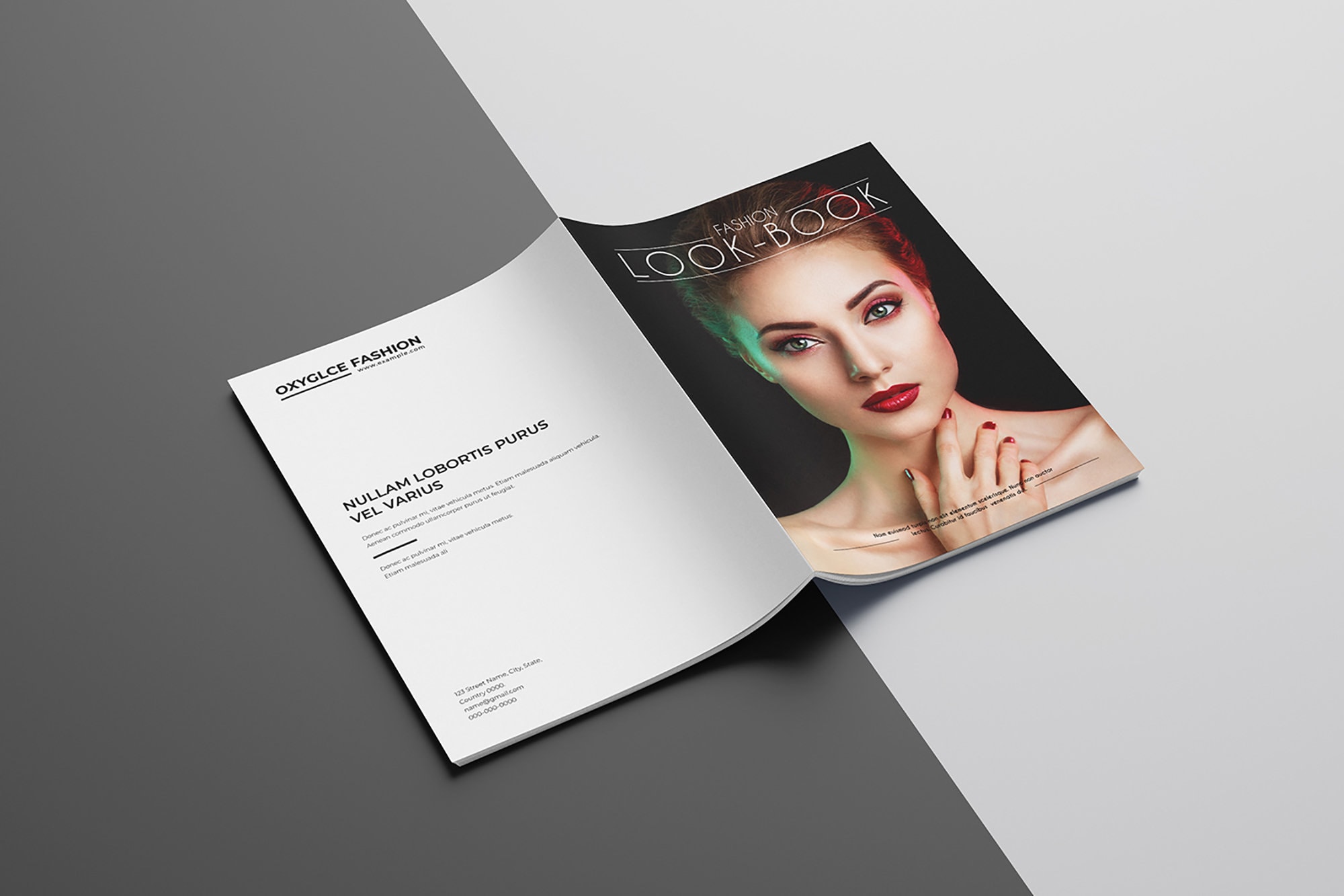 Fashion Lookbook Templates MS Word & Photoshop Template Instant ...