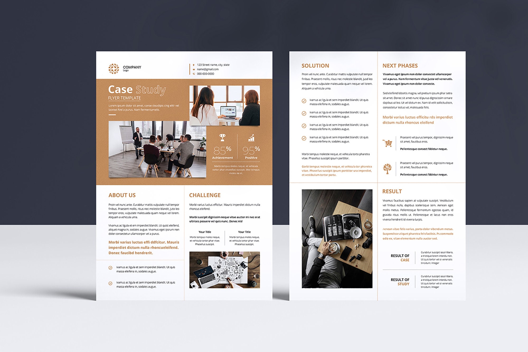 Case Study Design Template | MS Word & Photoshop Template | Canva ...
