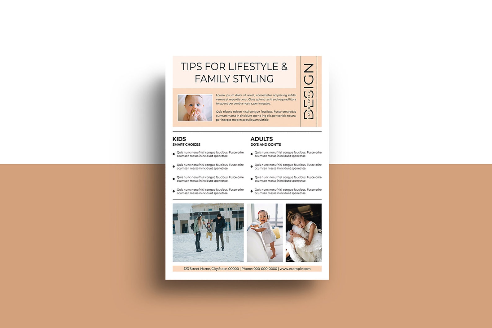 Style Guide Template Photography Template Design Photoshop & MS Word ...