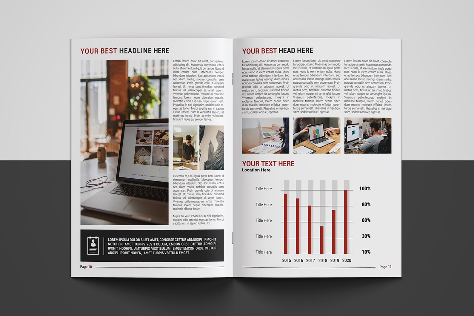 Newsletter Brochure Template Business Newsletter Newsletter Template MS ...