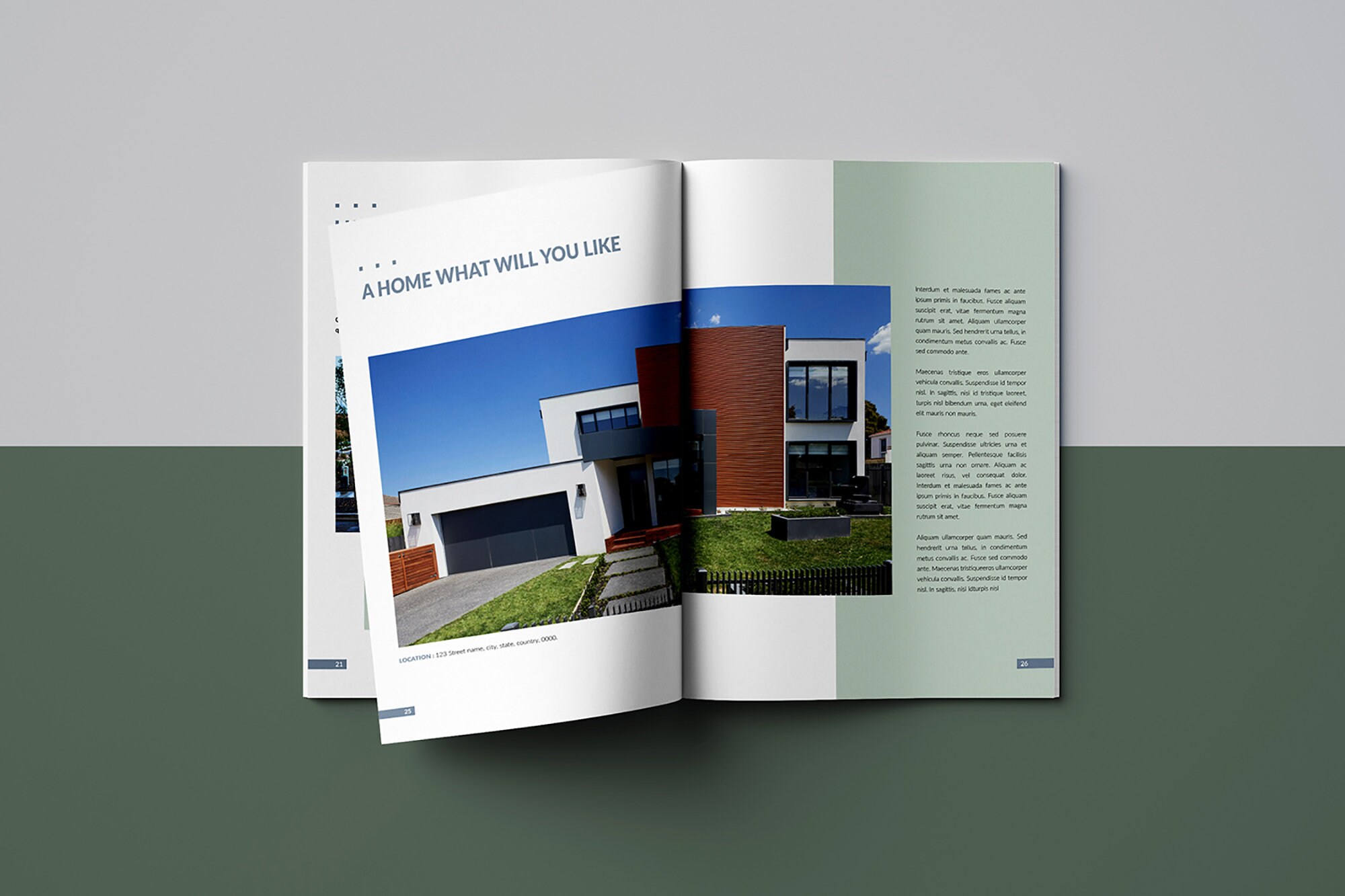 Real Estate Magazine | MS Word Canva & Photoshop Template | Instant ...