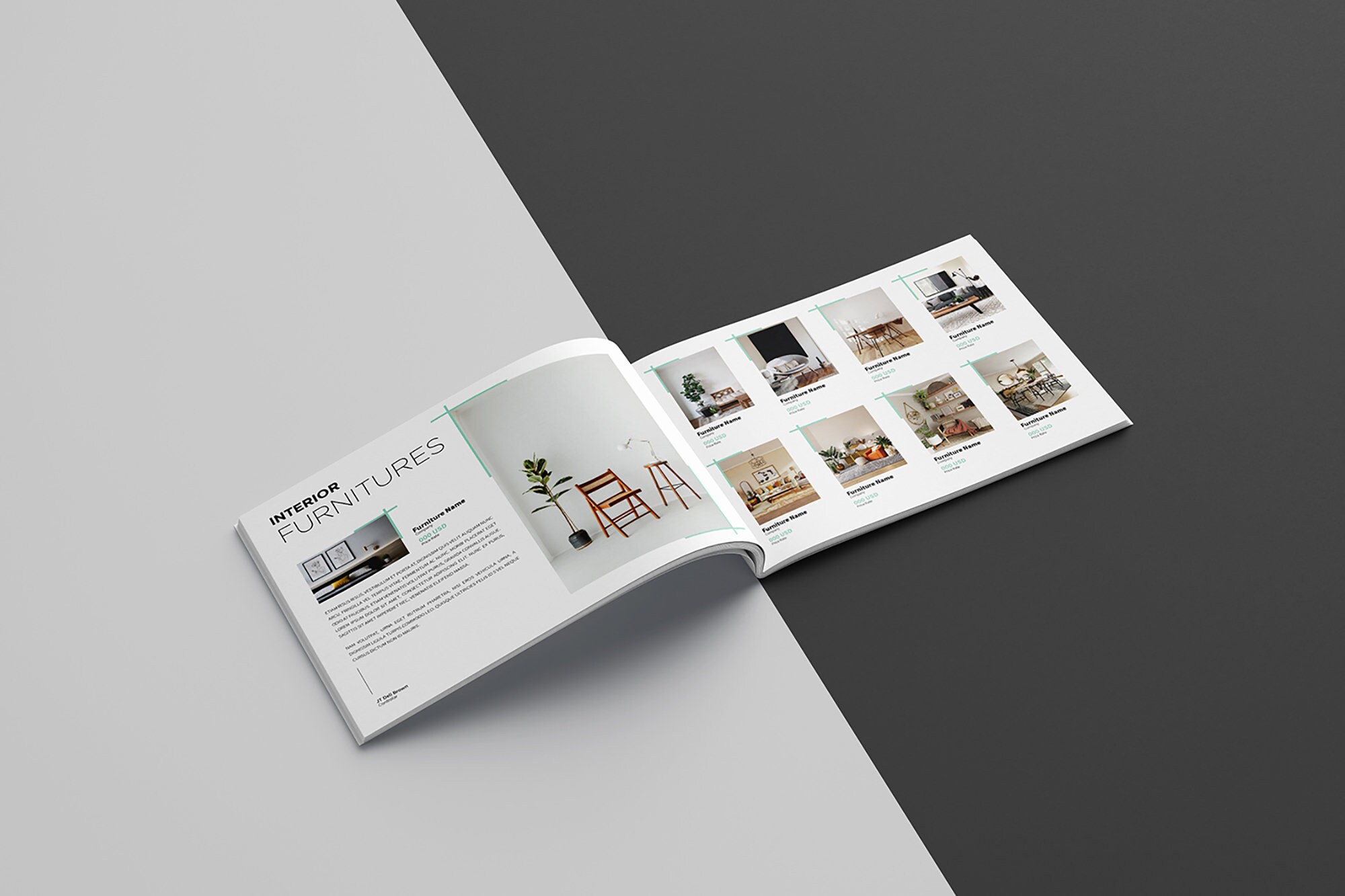 Interior Catalog Template | MS Word & Photoshop Template | Instant ...