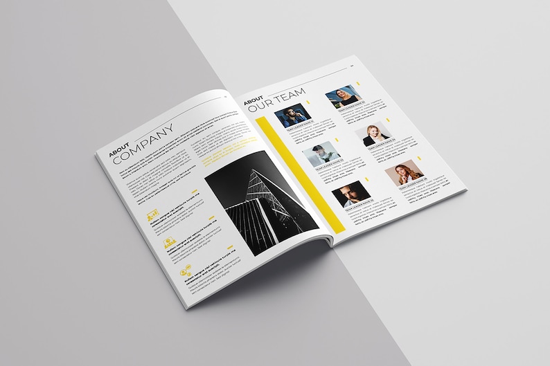 Project Proposal Templates | Brochure Template Design | Photoshop & MS ...