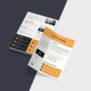 Case Study Design Template | MS Word & Photoshop Template | Canva ...