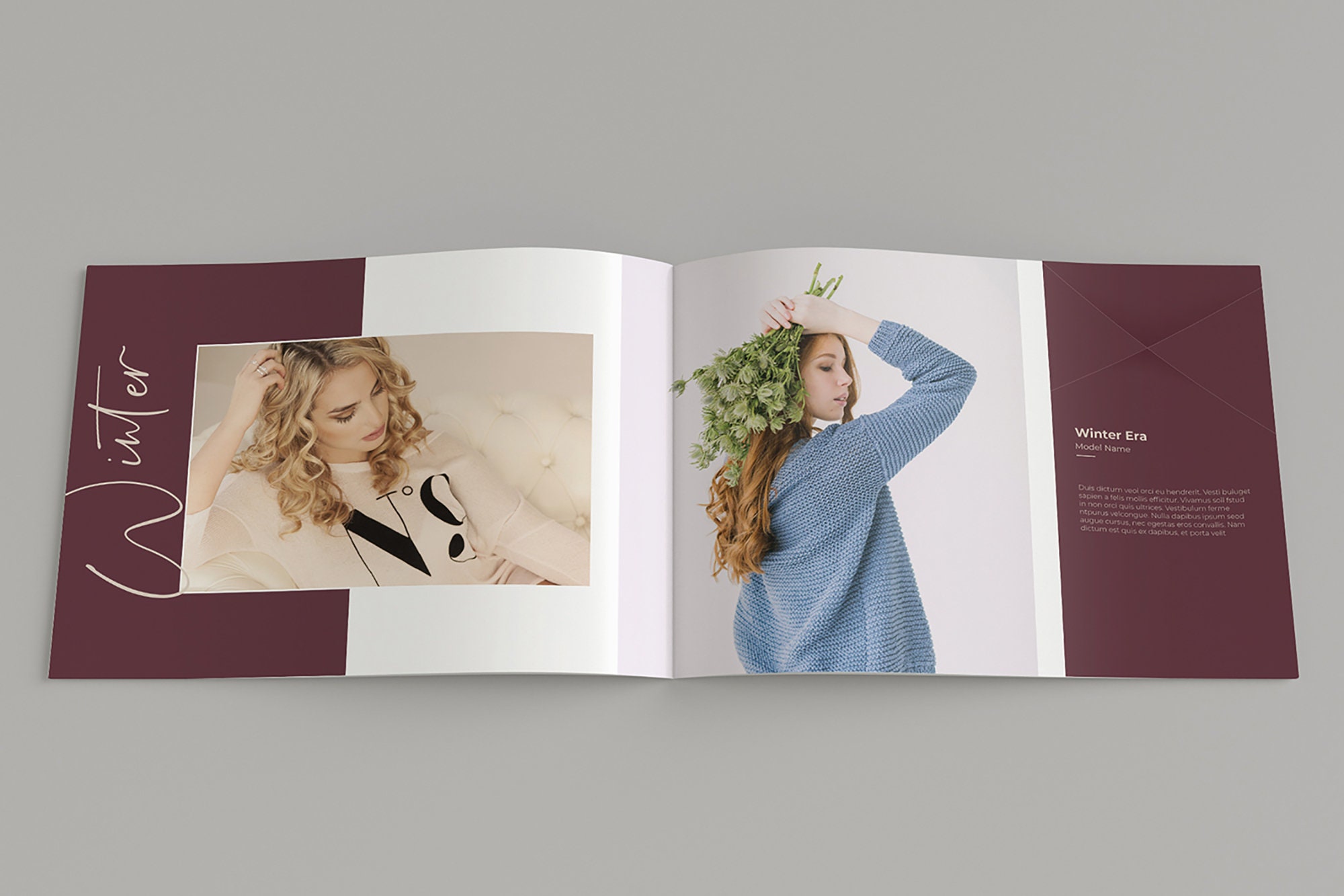 Fashion Lookbook Template | Printable Photography Magazine Template ...