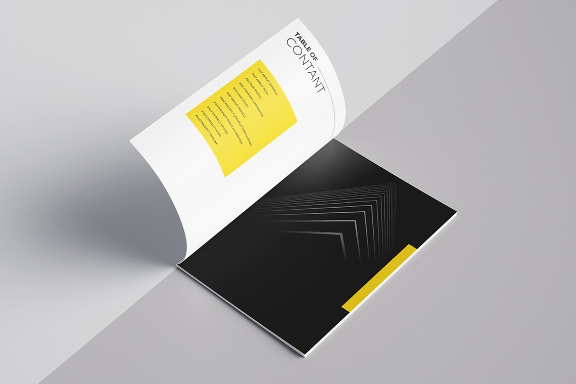 Project Proposal Templates | Brochure Template Design | Photoshop & MS ...