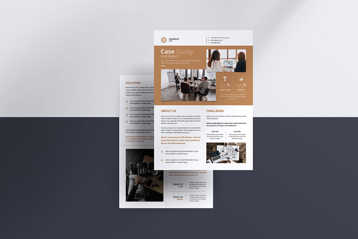 Case Study Design Template | MS Word & Photoshop Template | Canva ...