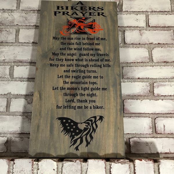 Biker Prayer - Etsy