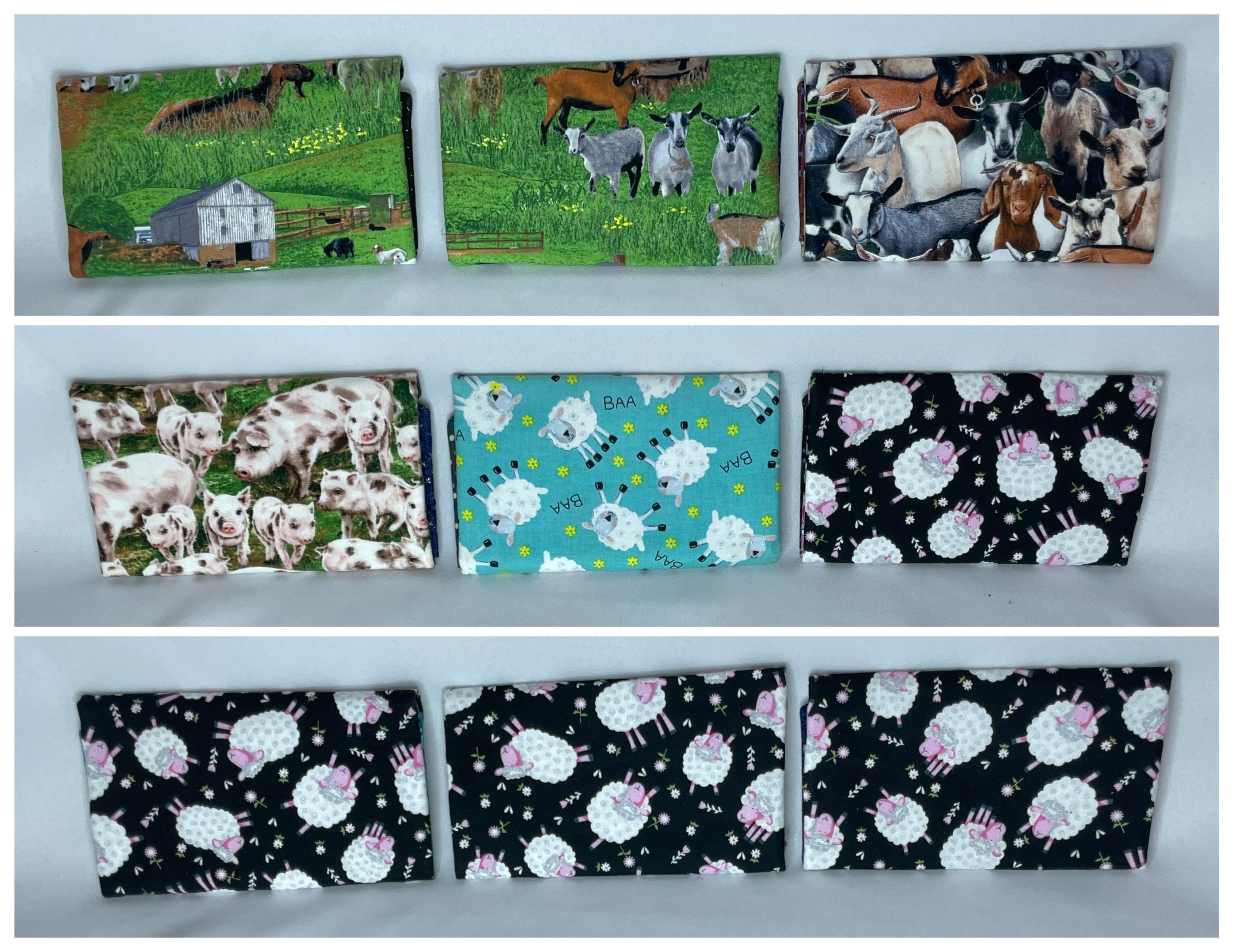 Farming, Goat, Sheep and Pig Wallets - Etsy