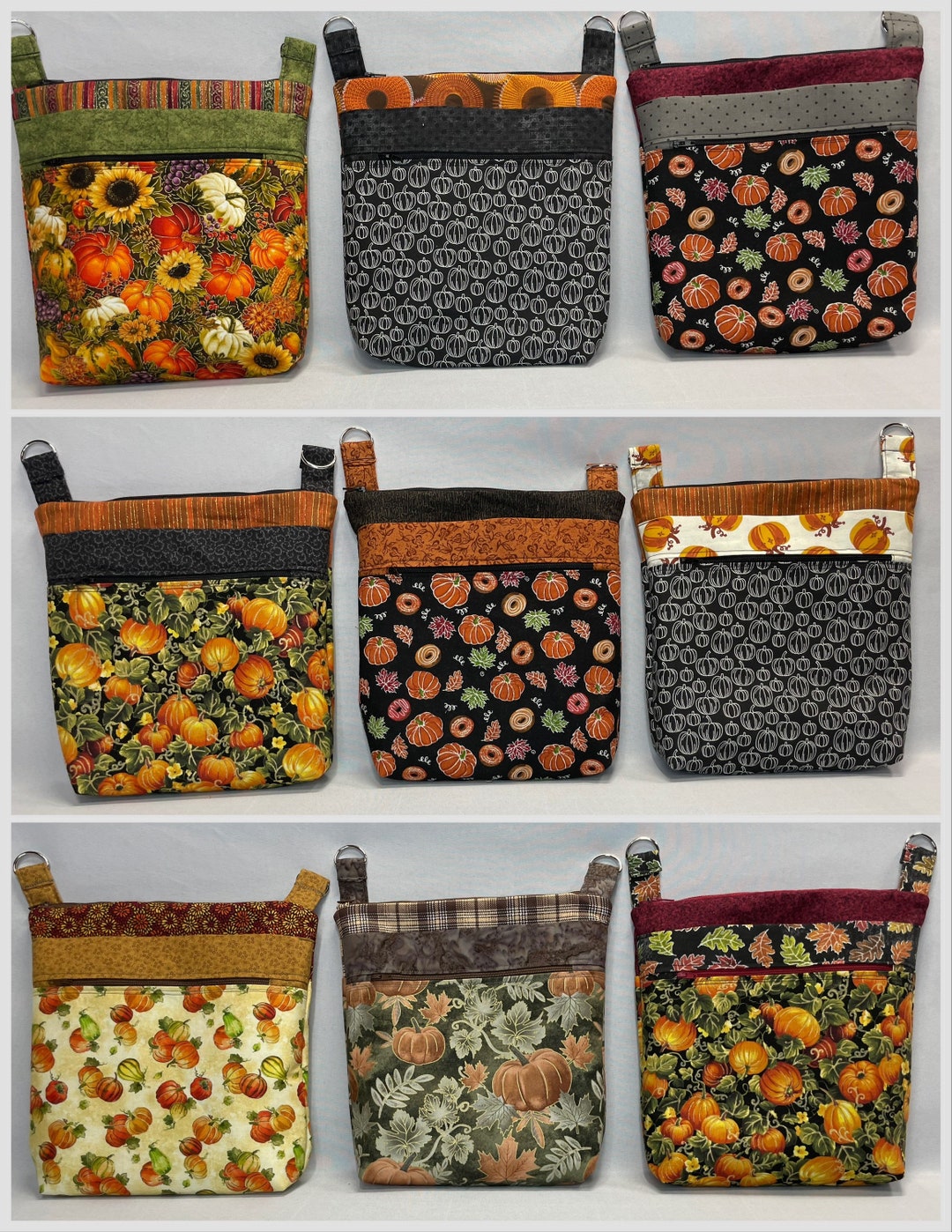 Fall Pumpkins Crossbody Purses - Etsy