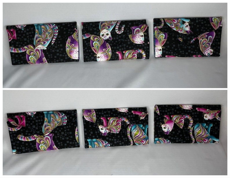 Colorful Cat Themed Wallets - Etsy