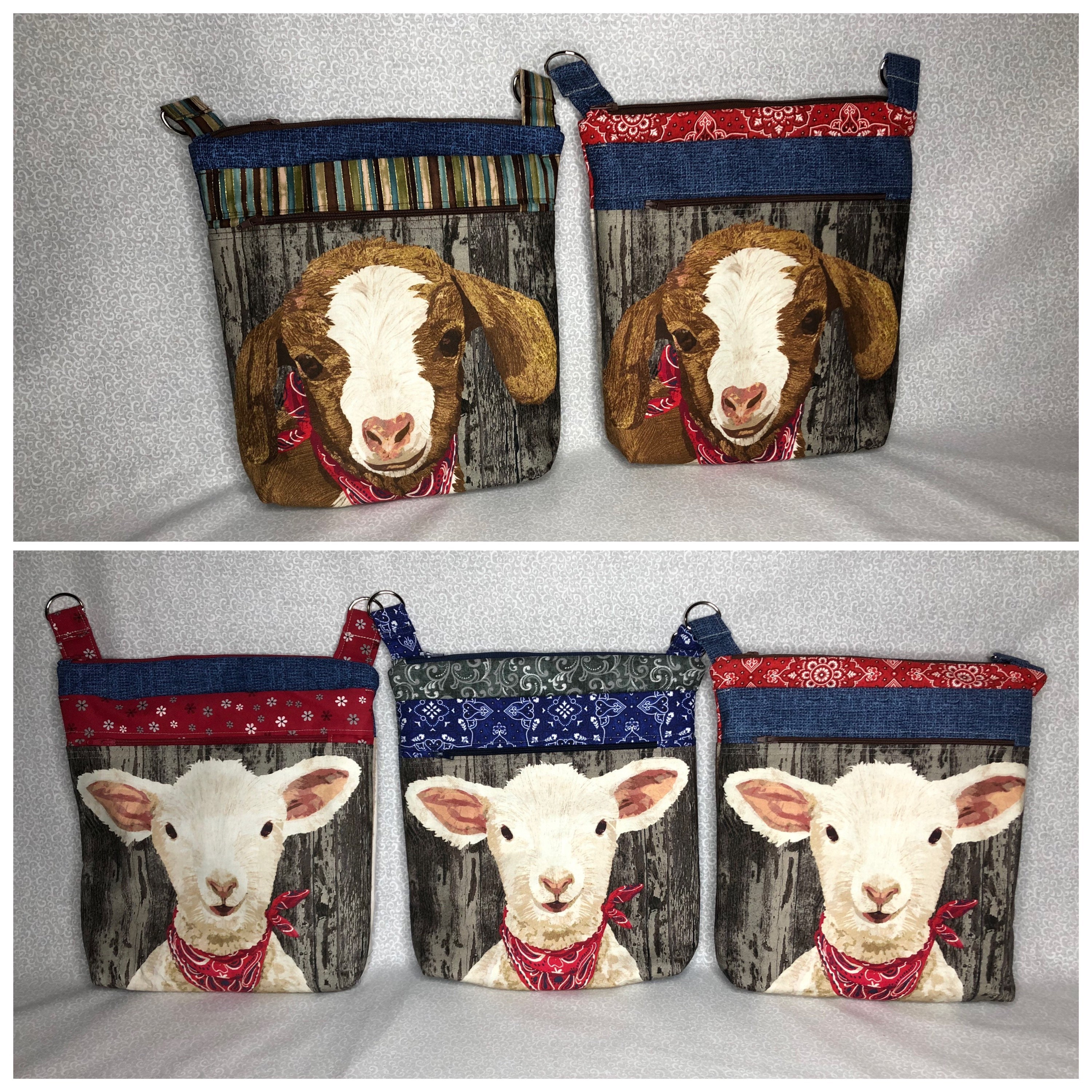 Goat or Sheep Crossbody Purse | Etsy