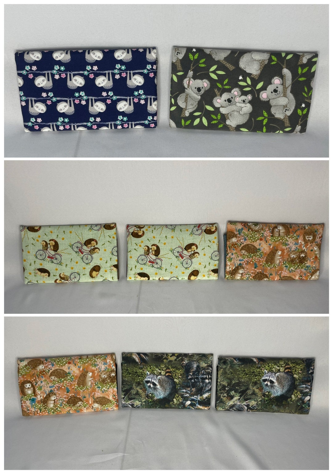 Hedgehog, Koala, Sloth, Raccoon Wallets - Etsy