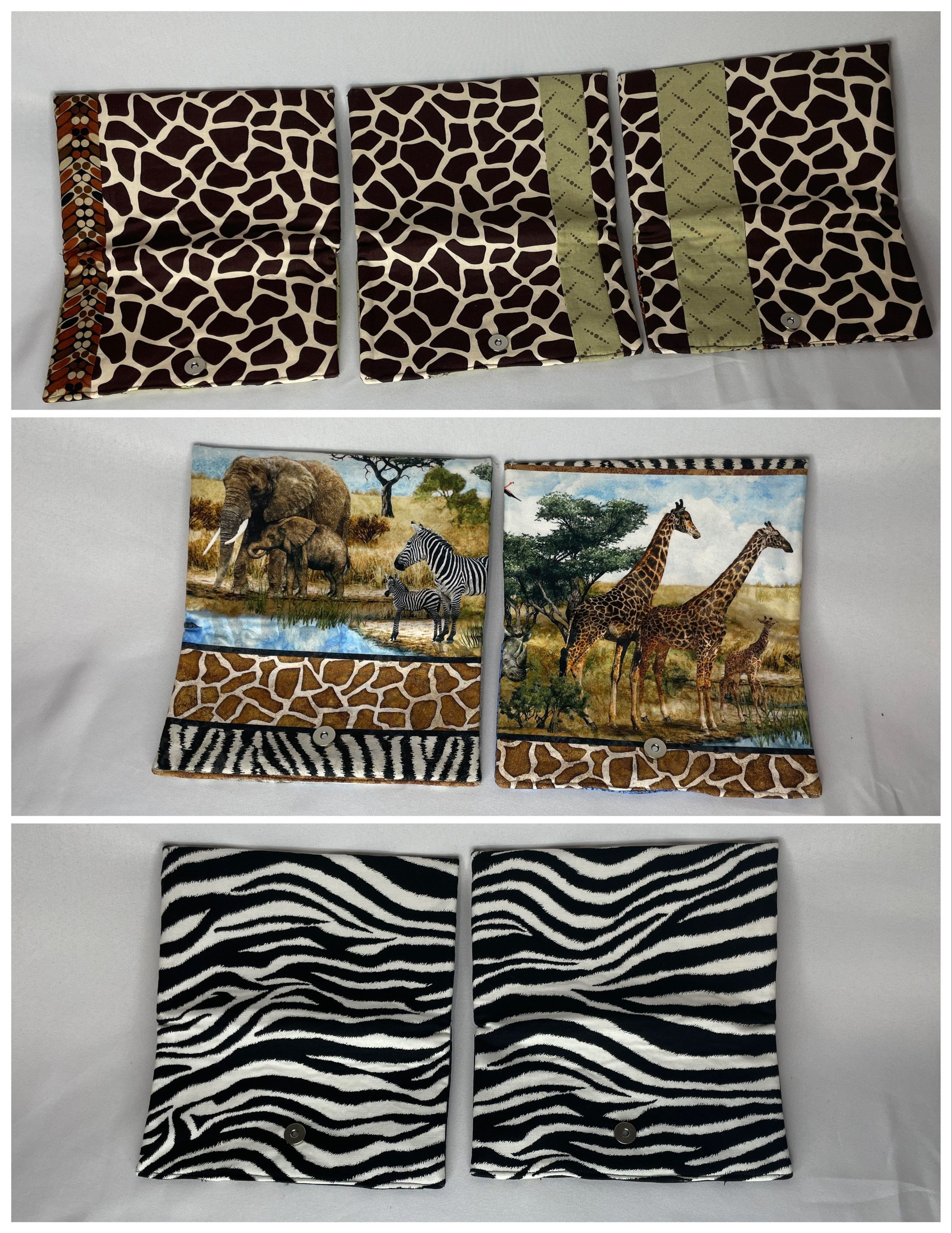 Zebra and Giraffe Wallet - Etsy