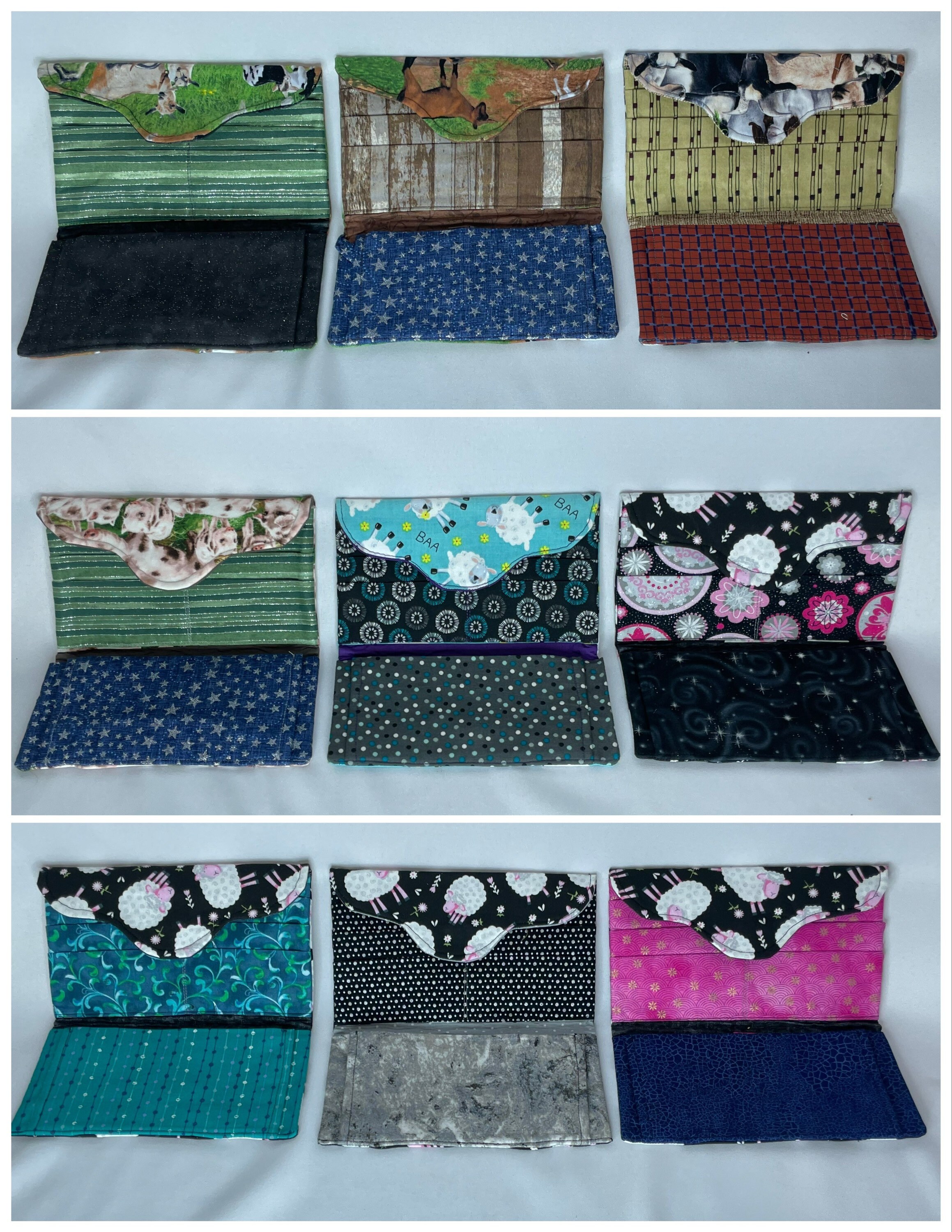 Farming, Goat, Sheep and Pig Wallets - Etsy