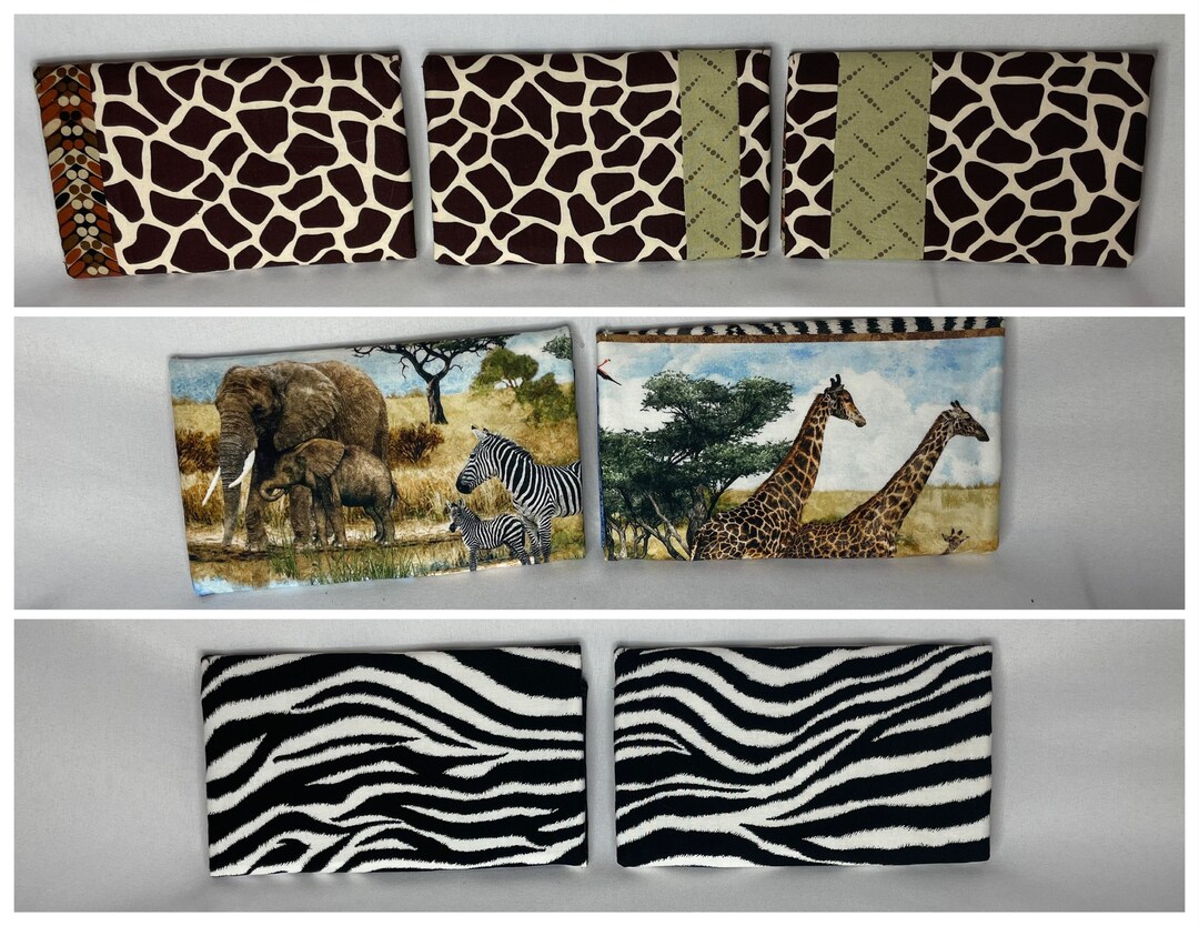 Zebra and Giraffe Wallet - Etsy