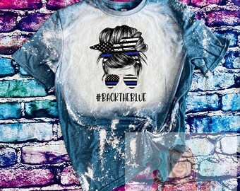 Back the Blue Shirt - Etsy