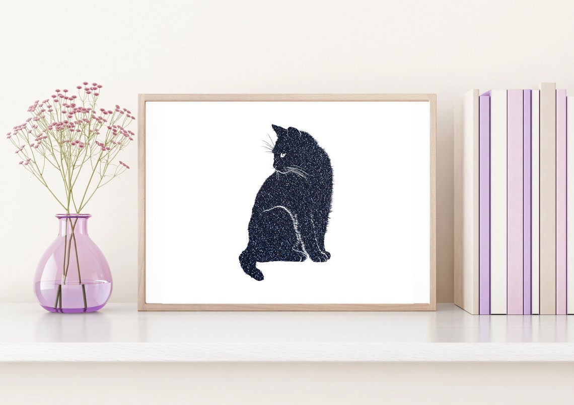 Cat Print, Cat Poster, Cat Wall Art, Pet Wall Art, Cat Print, Wall Art ...