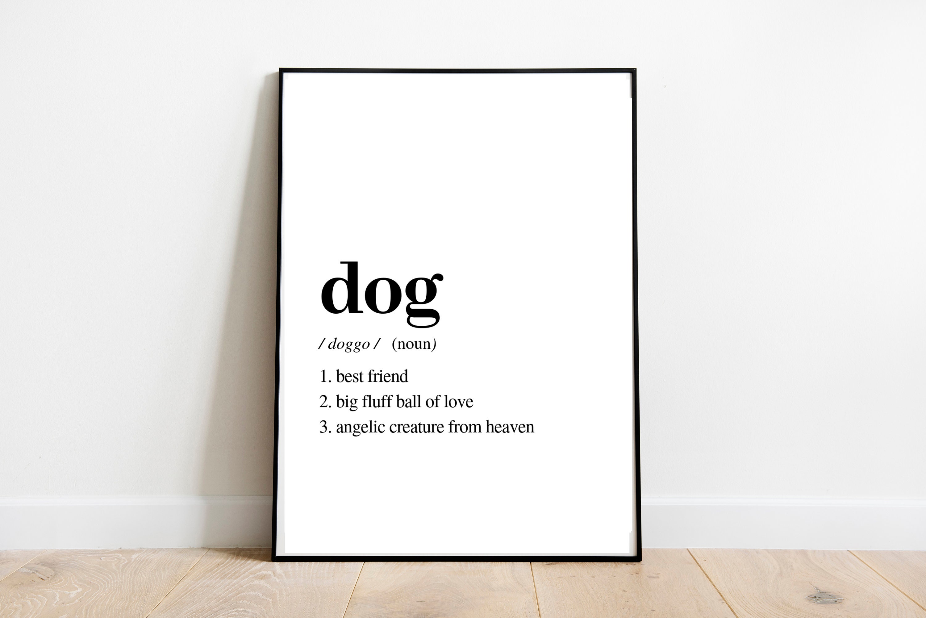 Printable Dog Definition Printable Poster Dog Wall Art Print - Etsy