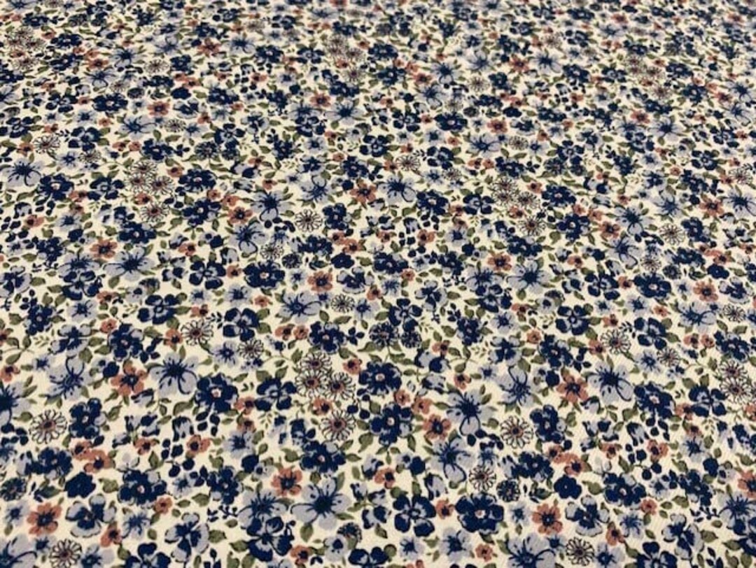 Viyella Fabric, Blue Flower Fabric, Liberty Fabric, Children's Fabrics ...
