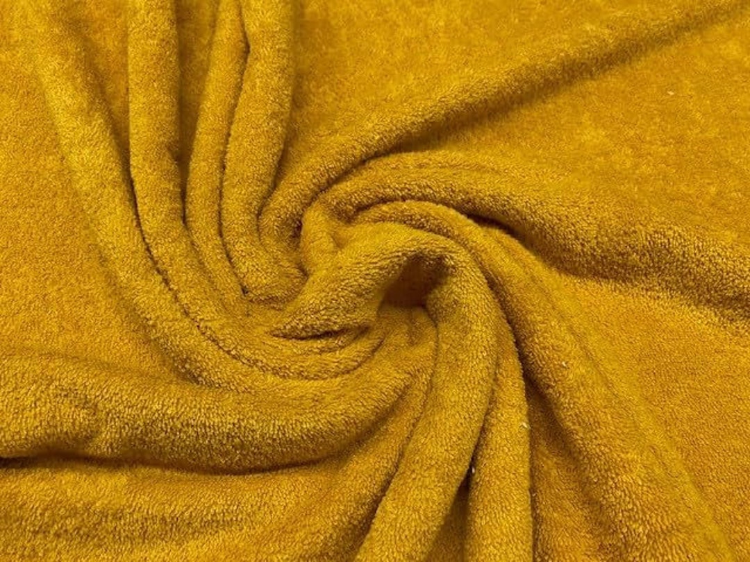 Terry Cloth, Mustard Color, Terry Cloth, 100% Cotton, Bathrobes ...