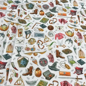 HARRY POTTER ORIGINAL Fabric, Cotton Fabrics, Children's Fabrics ...