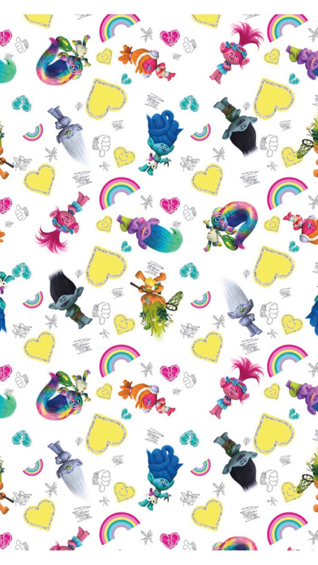 TROLLS Fabric, 100% Cotton Fabrics, Disney Fabrics, Children's Fabric ...