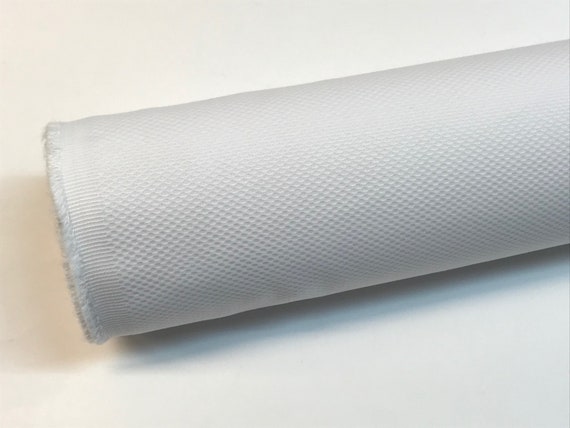 Pique Fabric White Honeycomb Pique Fabric Cotton/polyester - Etsy