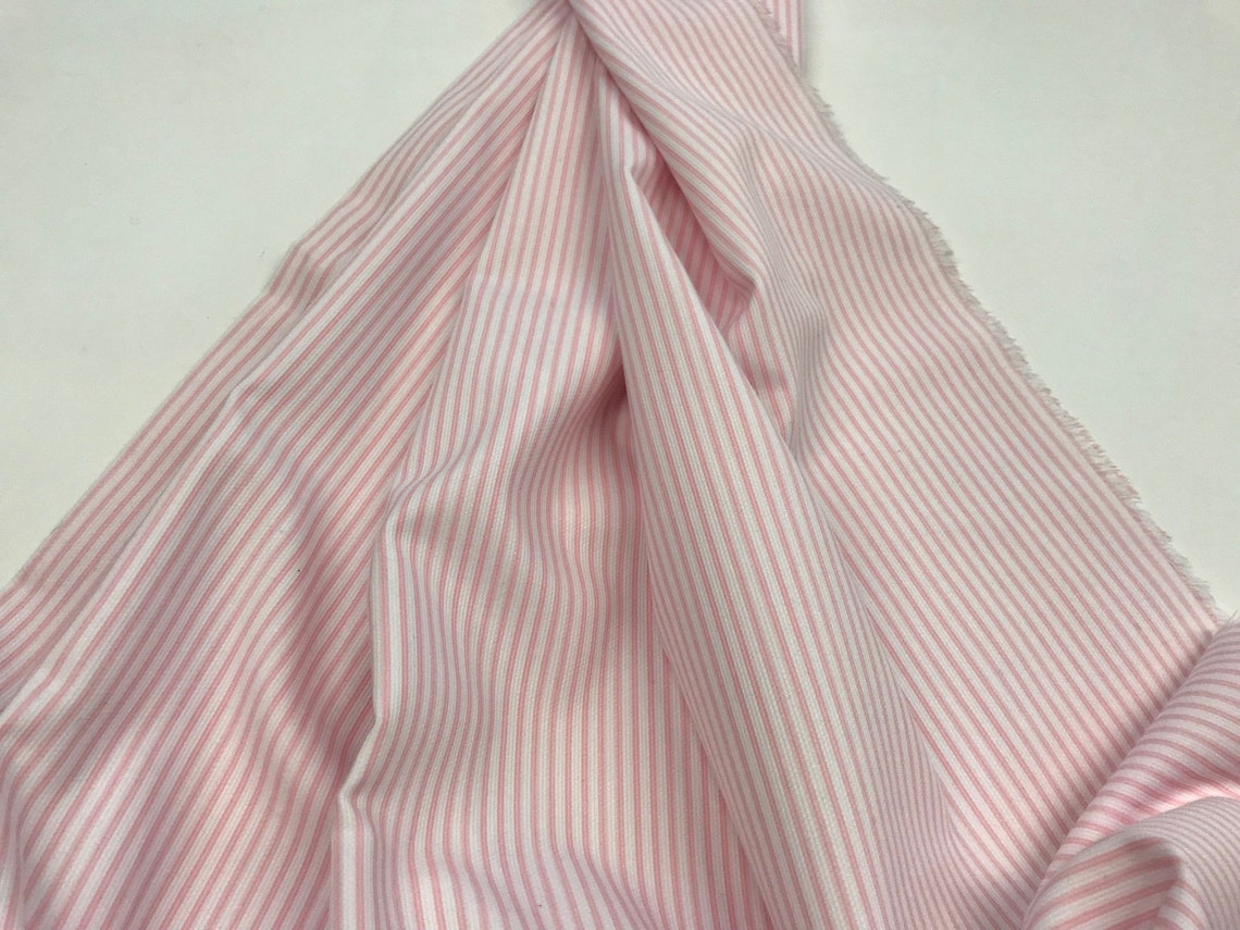 Piqué fabrics cotton fabrics pink printed CANUTILLO PIQUE | Etsy