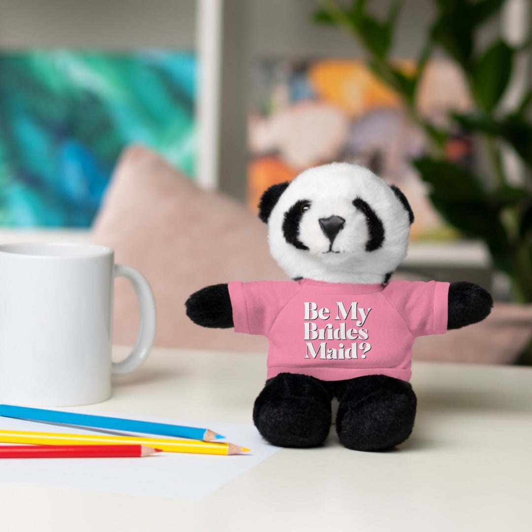 Will You Be My Bridesmaid Plushie - Bridesmaid Proposal Stuffed Animal ...