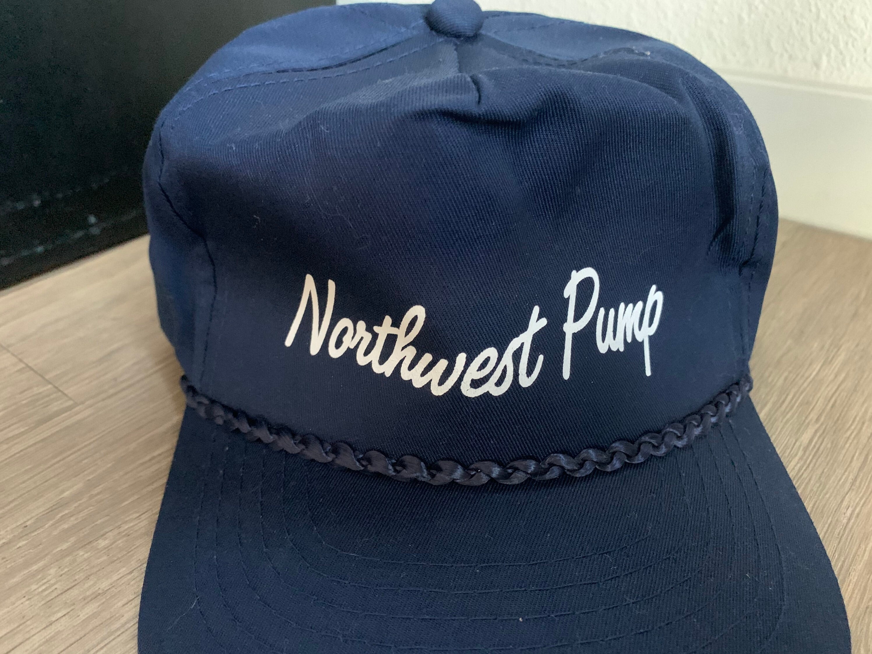 Vintage Northwest Pump Rope Strapback Navy Hat Deadstock - Etsy