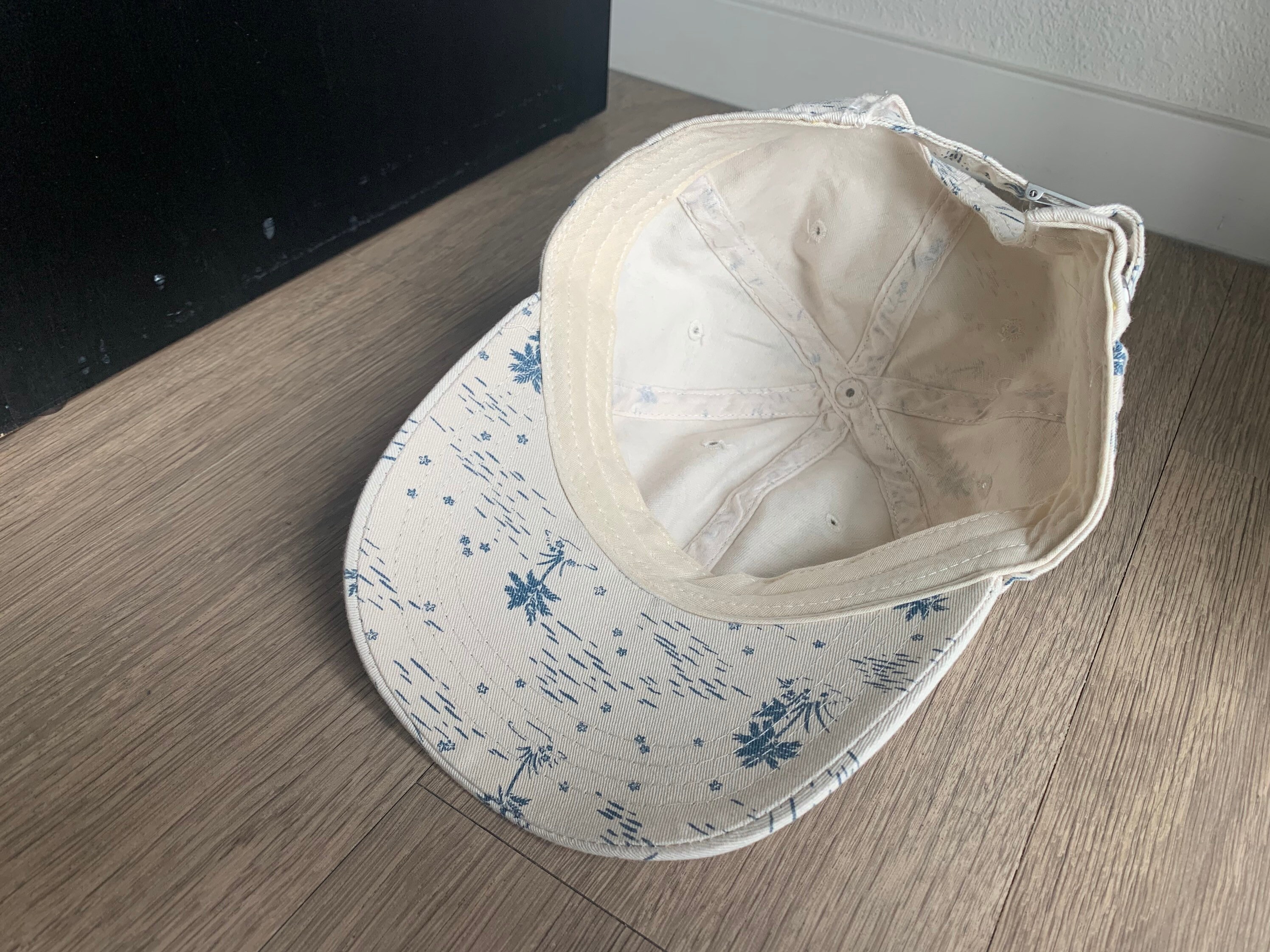 Vintage Tropical Wave and Tree Strapback Dad Hat - Etsy